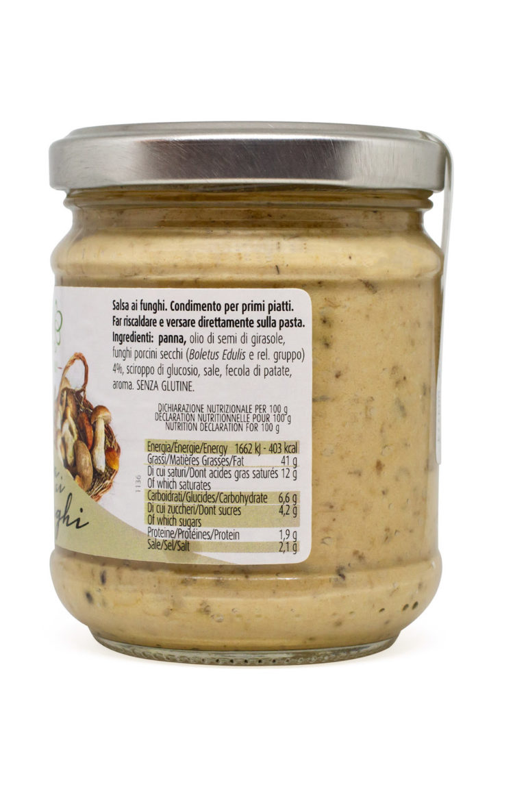 Salsa ai Funghi – 180g – Nord Salse